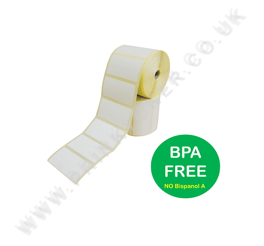 2,000 Thermal Labels 76 x 36mm Pharmacy Prescription Labels (2 Rolls ...