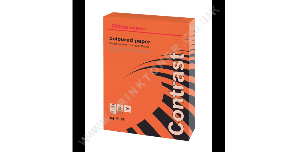 Coloured Card Red A4 160Gsm 250 Sheets - Prinktoner Ltd