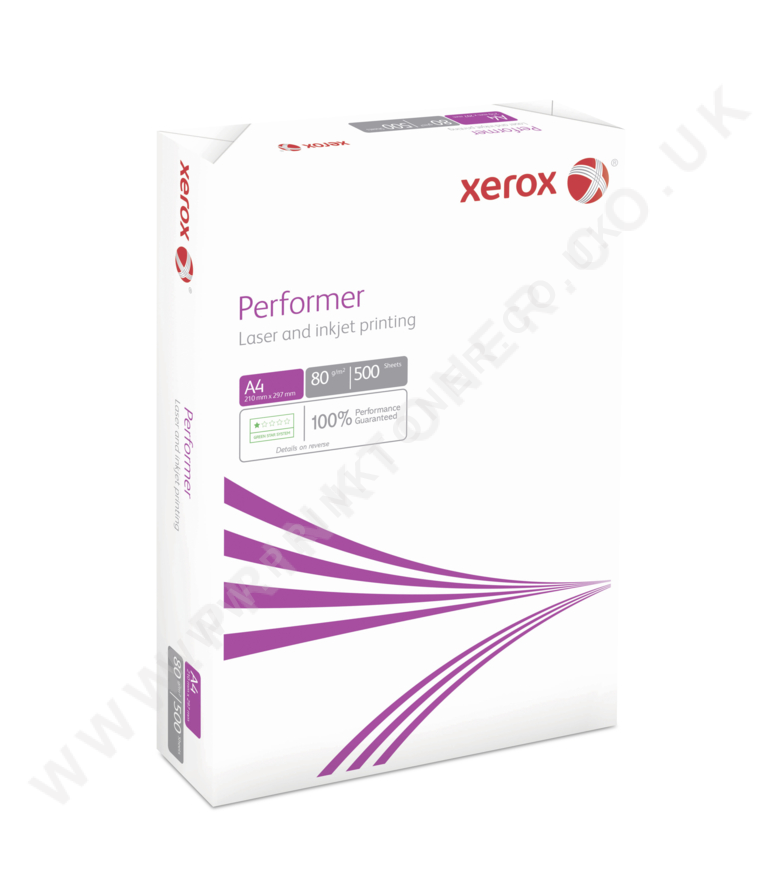 Xerox Performer A4 80gsm White Copy Printer Paper 500 Sheets ...