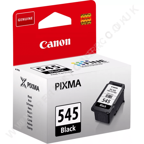 Canon PG545 Black Original Ink Cartridge - Prinktoner Ltd