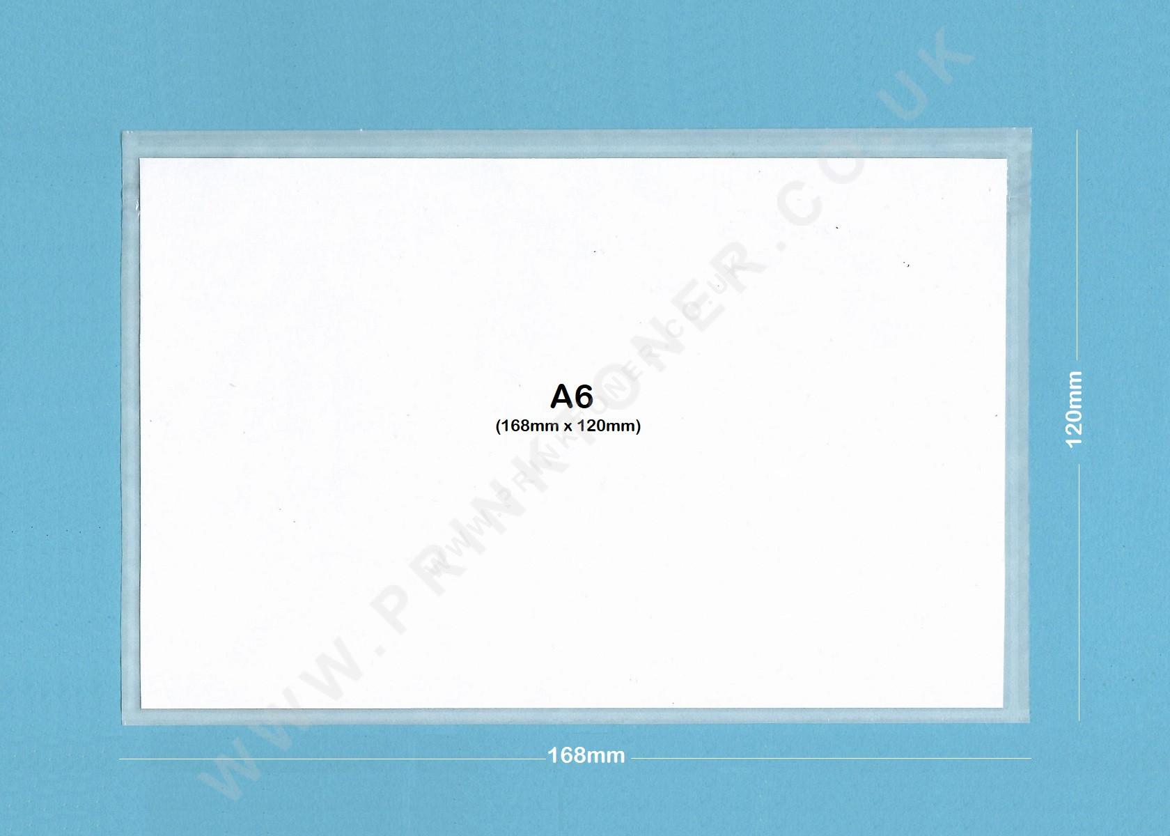 A6 Document Enclosed Wallets Plain Box of 1000 – (168mm x 120mm ...