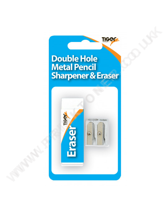 Pencil Sharpener & Eraser Set - Prinktoner Ltd