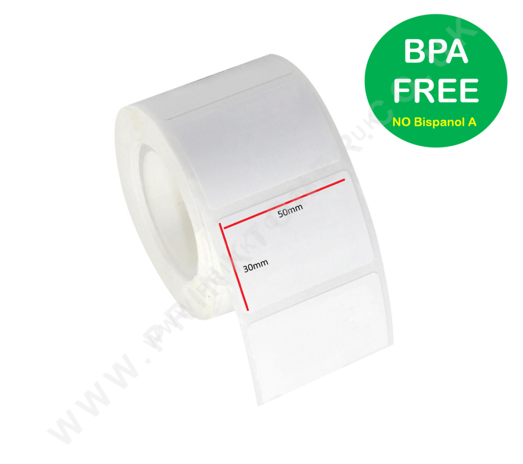 4600 Thermal Labels 50 x 30mm for Small Label Printers (20 Rolls ...