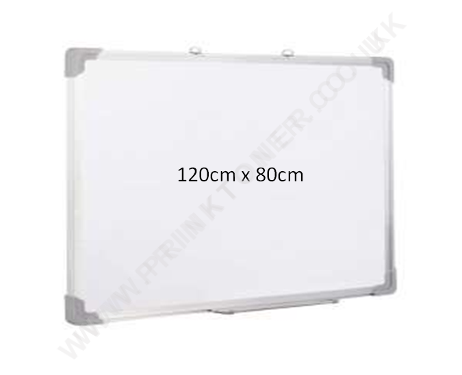 Magnetic Whiteboard 120 x 80cm Wall Mountable - Prinktoner Ltd