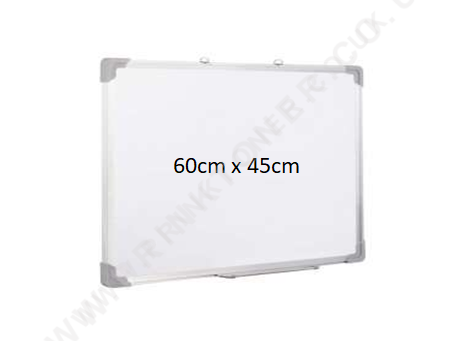 Magnetic Whiteboard 60 x 45cm Wall Mountable - Prinktoner Ltd
