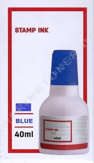 Stamp Ink Blue 40ml bottle - Prinktoner Ltd