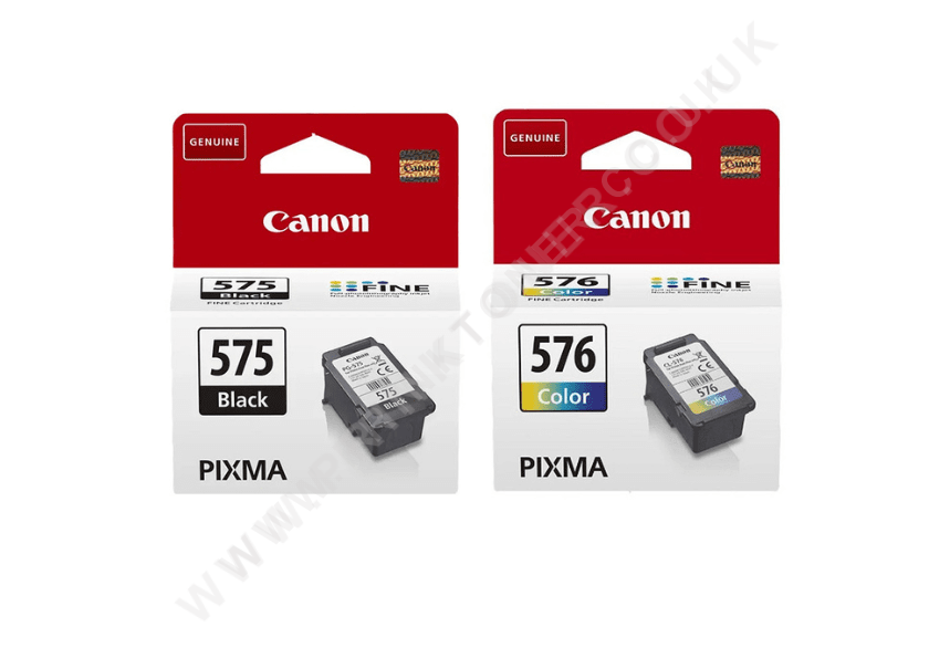 Canon PG-575/CL-576 Black & Colour Ink Cartridges Original - Prinktoner Ltd