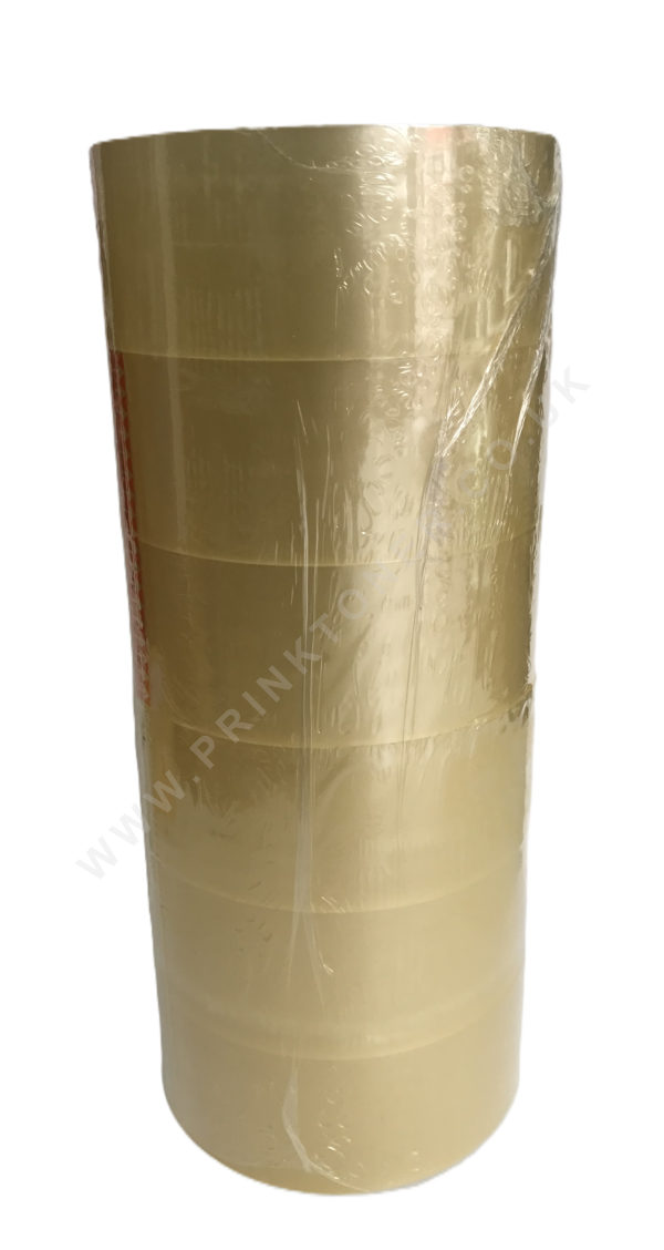36 Rolls Clear Parcel Tape 48mm x 150 Meter Packing Tape - Prinktoner Ltd
