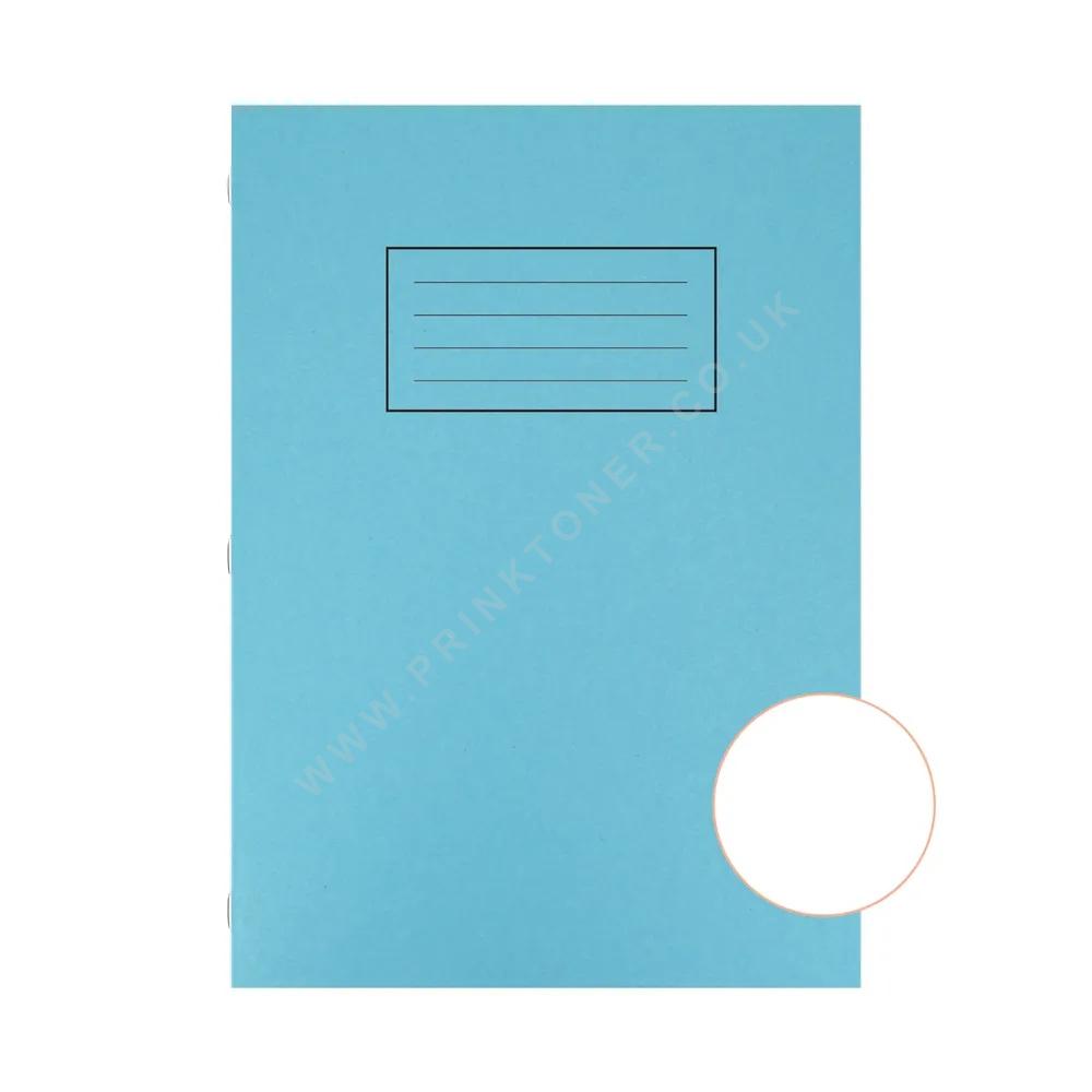 A4 Exercise Book Plain Blue 80 Pages - Prinktoner Ltd